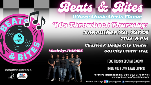 Beats & Bites returns to Pembroke Pines for 80s night | Pembroke Pines News