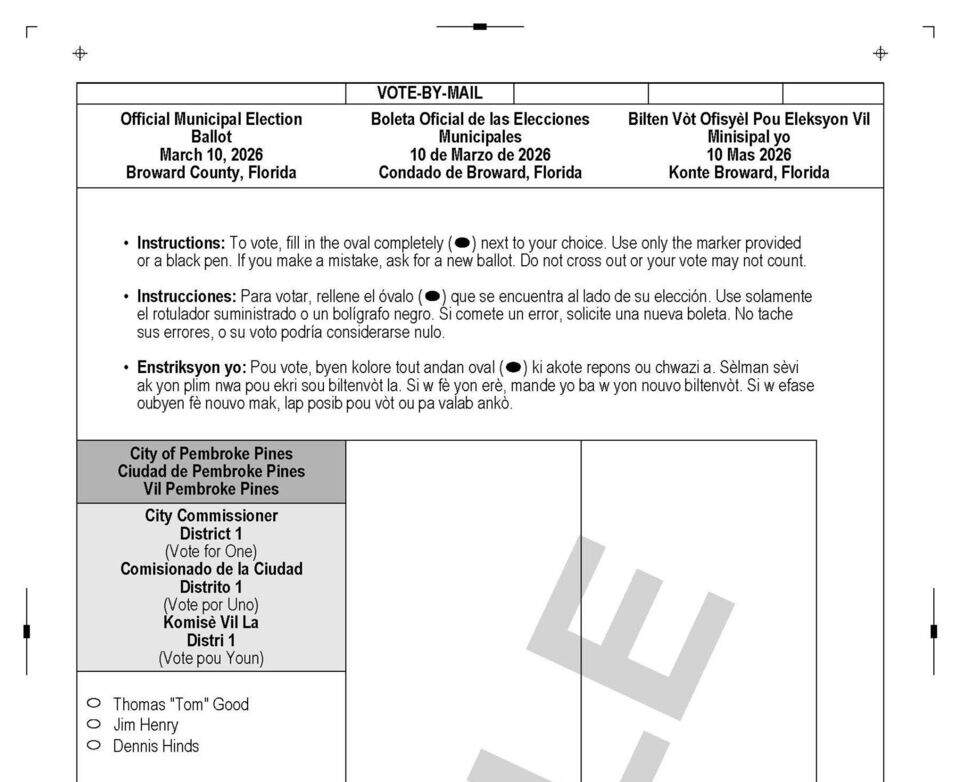 Pembroke Pines election: Here’s what to know before March 10 | Pembroke ...